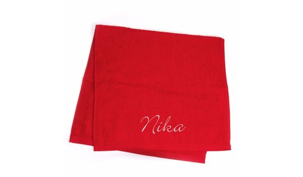 Alpha towel with name | embroidered | personalized | Alpha